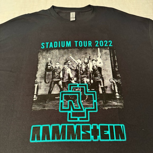 Shirts | Rammstein 222 North America Stadium Tour T Shirt Size Xxl 2xl ...